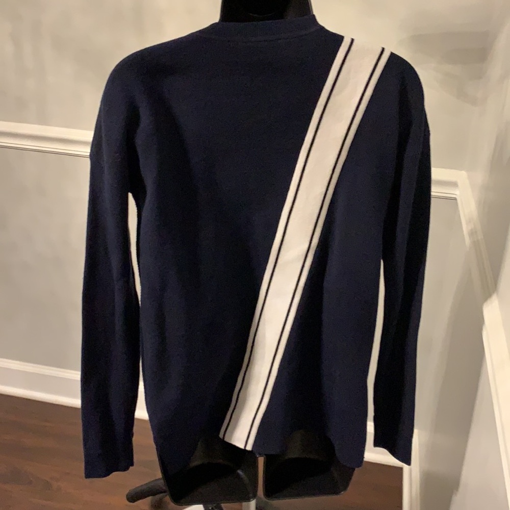 Athleta Streetwise Diagonal Stripe Pique Knit Sweater… - Gem